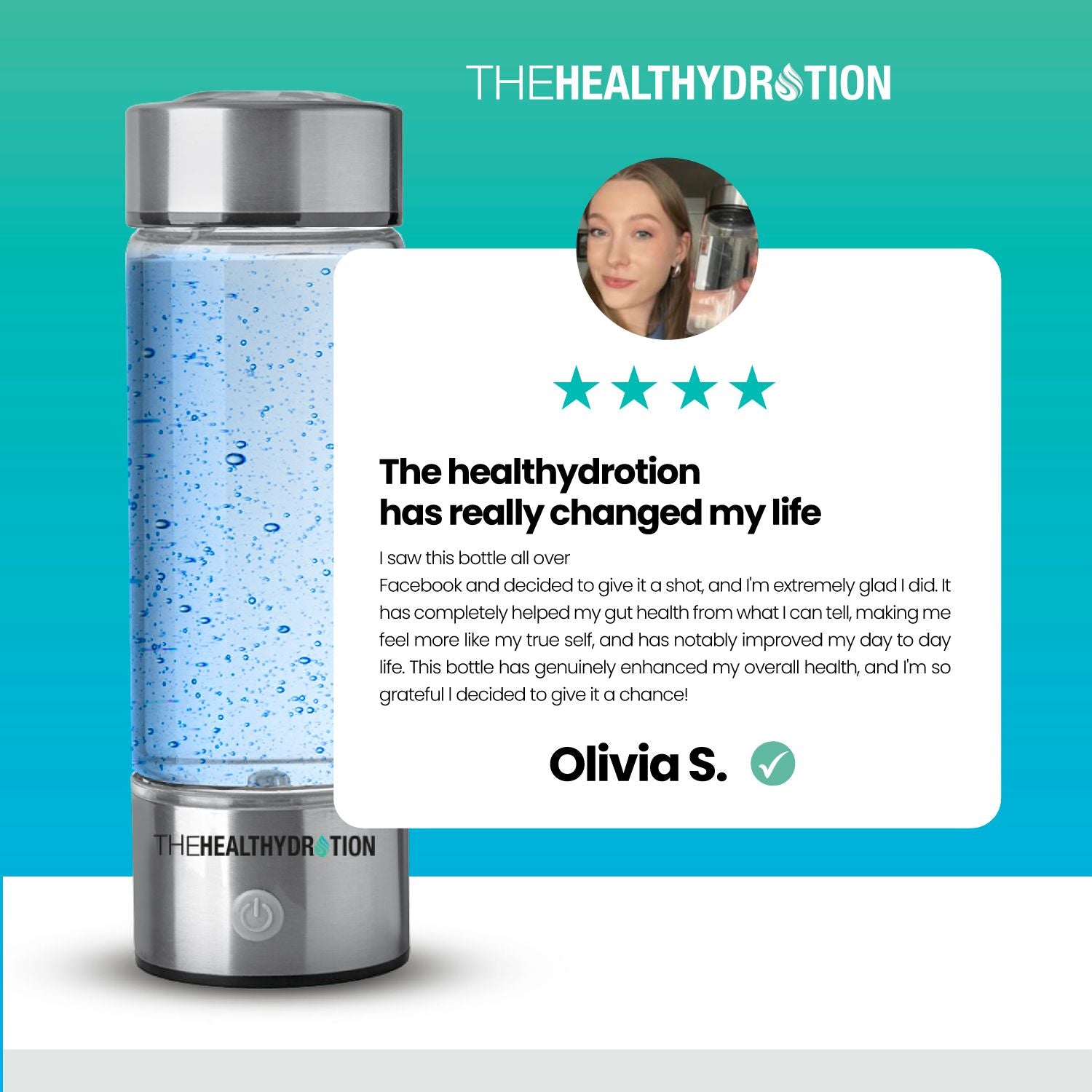 Hydrogen Water Bottle - Advanced SPE/PEM Technology – The Healthy Hydration